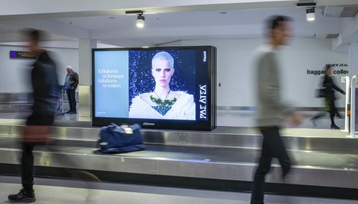 Auckland Airport launches new full-motion video digital screens in high-dwell domestic baggage ...